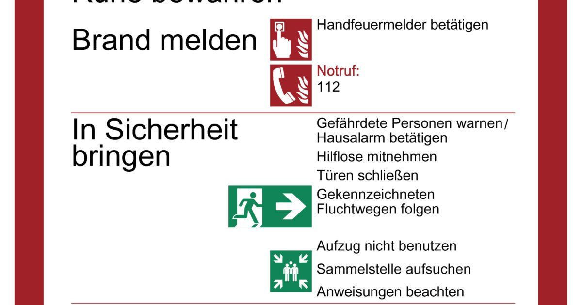 Brandschutzordnung vom Profi ITC Graf erstellen lassen