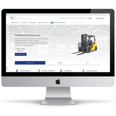 Staplerschein machen - Staplerschulungen mit ITC Graf